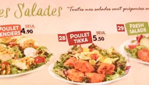 Chicken Spot Menu Prix et Carte France Mis à jour pour 2024