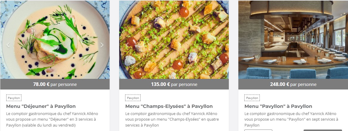 Pavillon Ledoyen Menu Prix Paris Mis à jour pour 2024