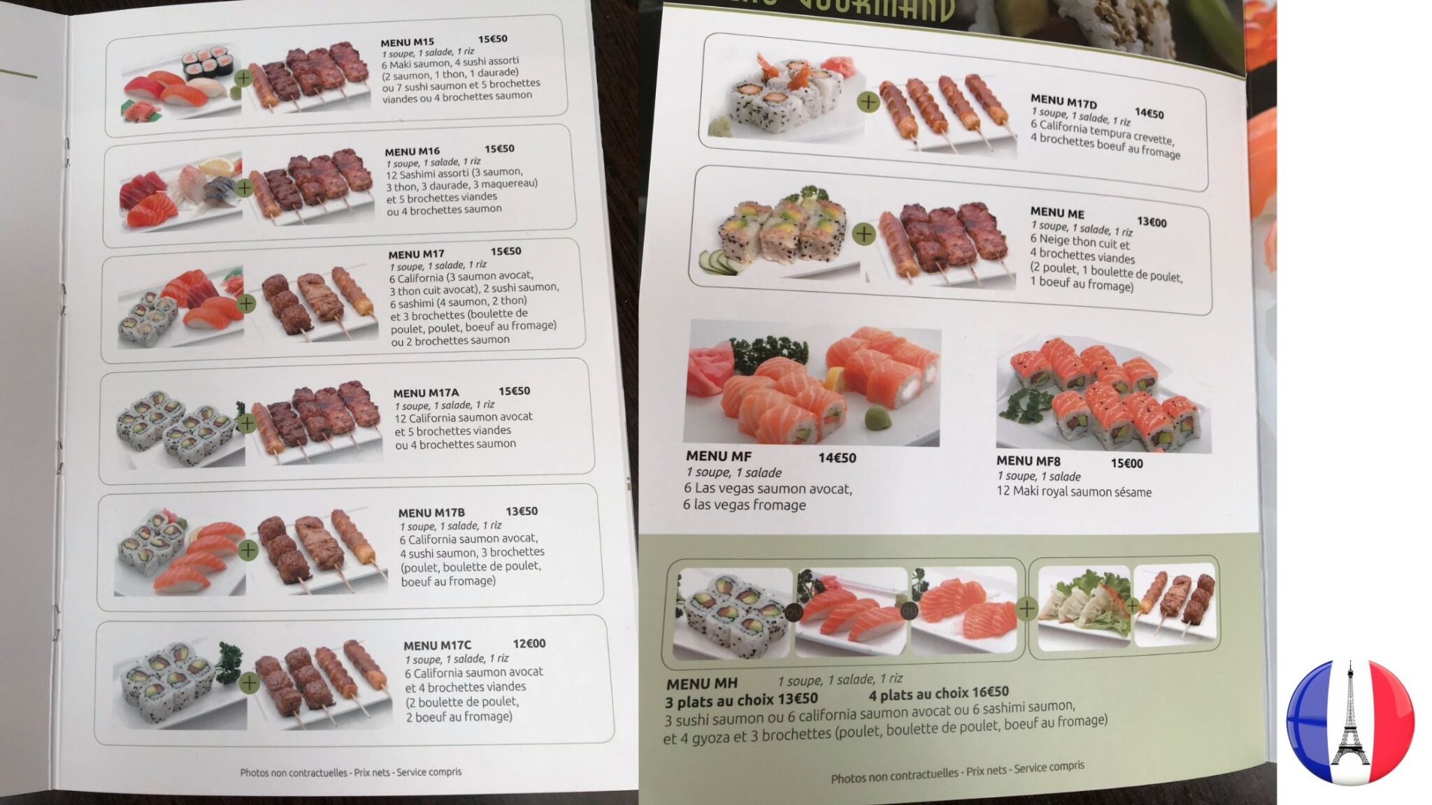 Ta Sushi Menu Prix Paris 2024 et Photos