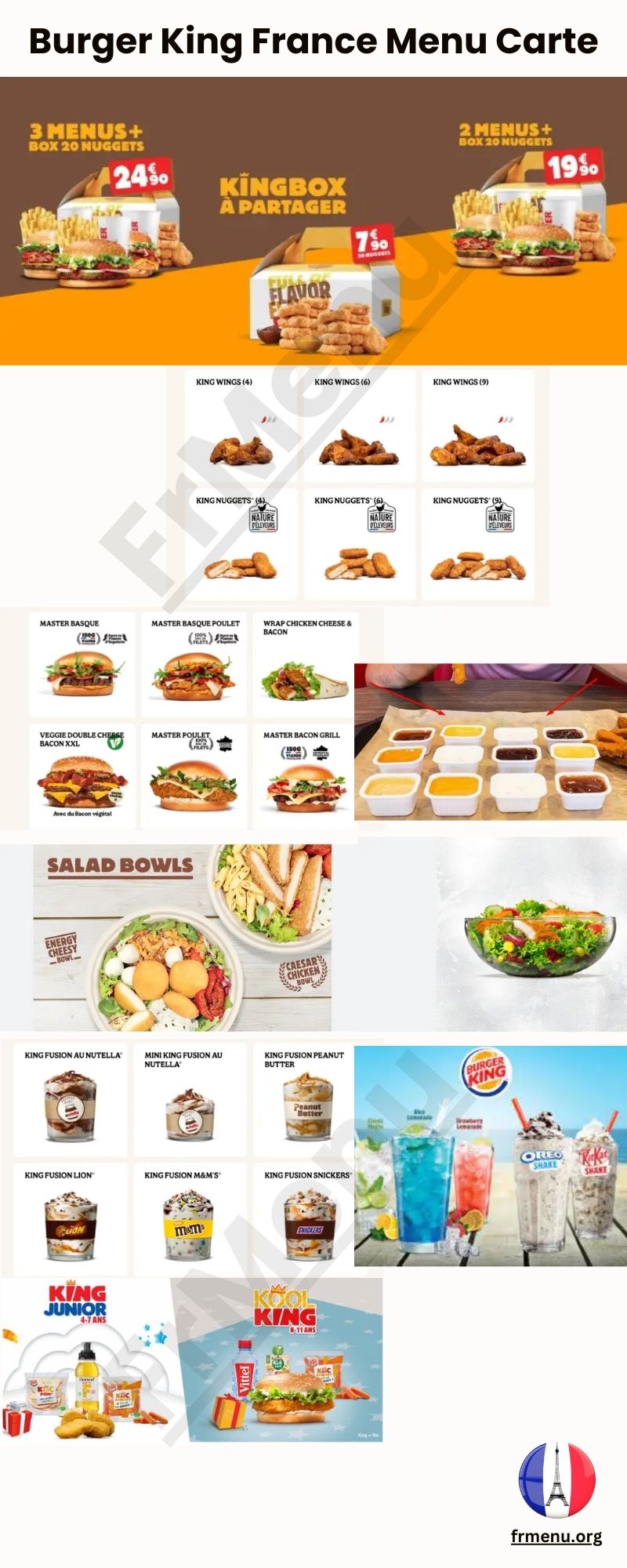 Burger King Menu Prix France Mis à jour pour 2024