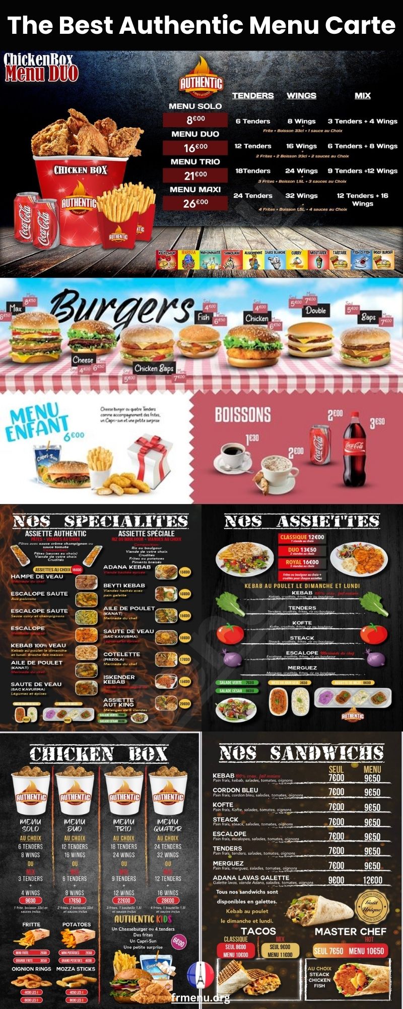 The Best Authentic Menu Prix Arbent 2024 et Photos