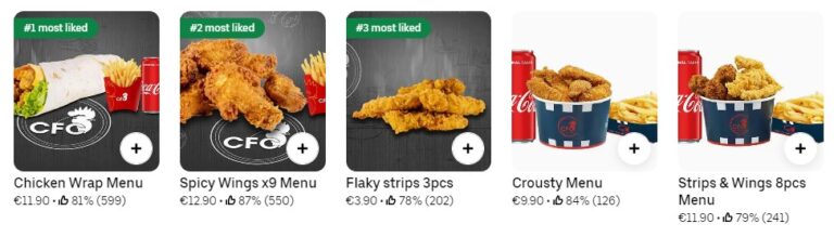 CFC Menu Prix France 2024 et Photos